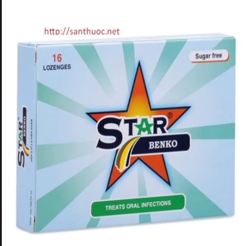 Star Benko - Thuốc điều trị nhiễm trùng khoang miệng, viêm họng hiệu quả