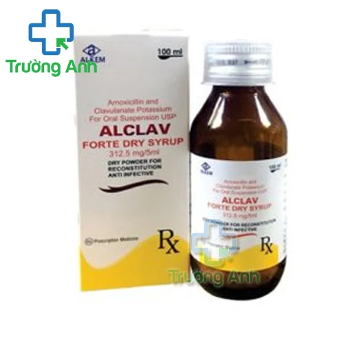Alclav Forte Dry Syrup 312.5mg/5ml - Thuốc điều trị nhiễm khuẩn
