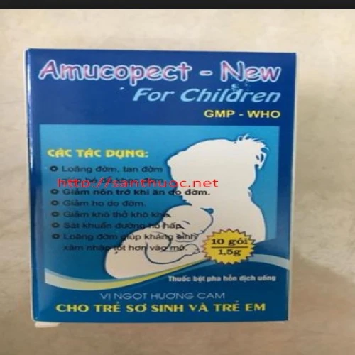 Amucopect - Thuốc giúp làm loãng đờm, giảm ho hiệu quả