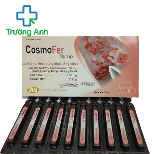 CosmoFer Syrup - Thực phẩm bổ sung sắt cho cơ thể
