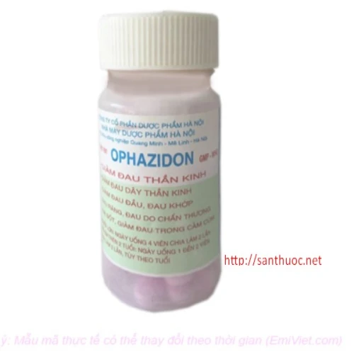 Ophazidon Bot.100 - Thuốc giúp giảm đau, hạ sốt hiệu quả