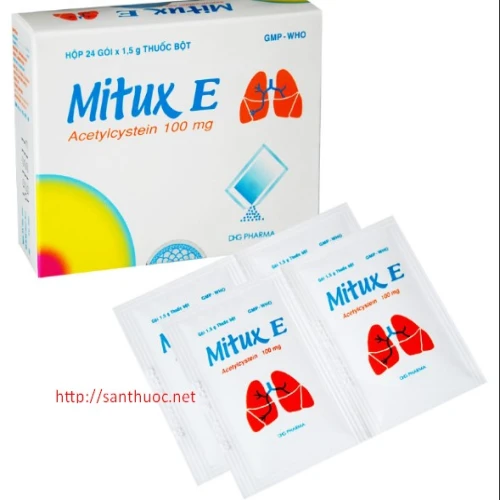 Mitux E 100mg - Thuốc giúp điều trị viêm phế quản hiệu quả