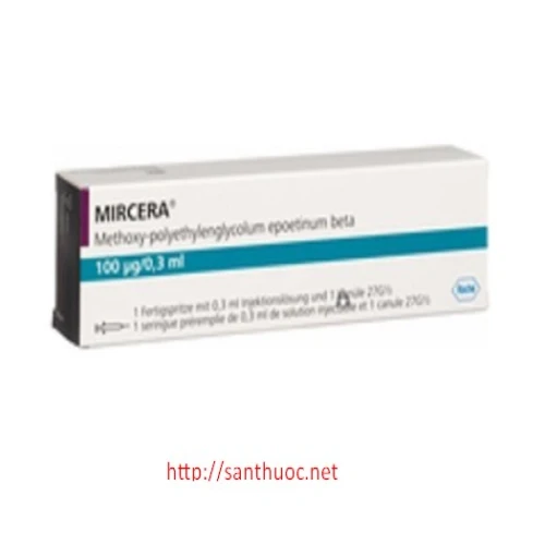 Mircera 100mcg/0.3ml - Thuốc điều trị thiếu máu do suy thận mạn tính ...