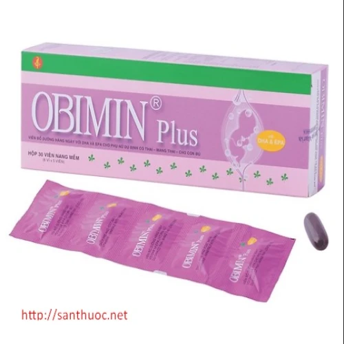 Obimin Plus Cap - Thực phẩm chức năng giúp bổ sung vitamin và khoáng ...