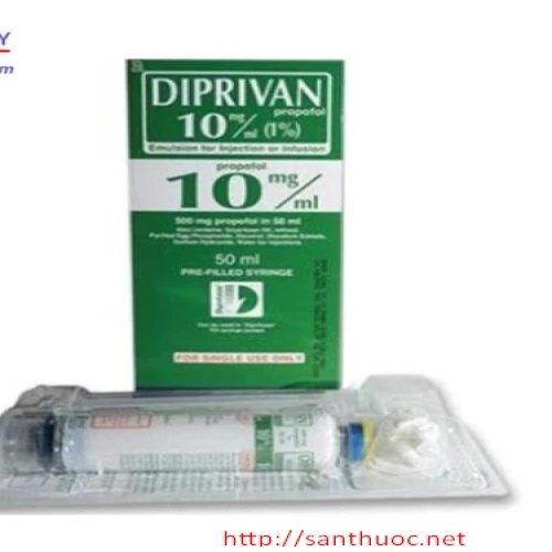 Diprivan 1% Inj 50ml - Thuốc giúp gây tê, gây mê hiệu quả