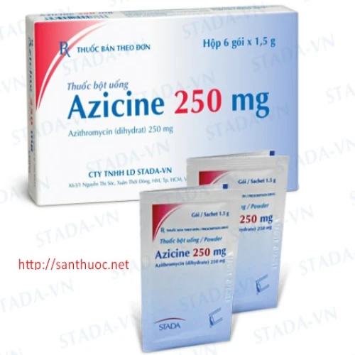 Azicine 250mg (bột) - Thuốc trị nhiễm trùng hiệu quả