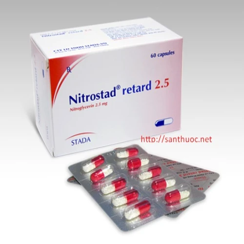 Nitrostad Retard 2.5mg - Thuốc điều trị các bệnh tim mạch hiệu quả