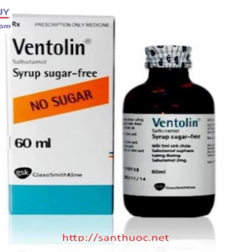 Ventolin no sugar Syr.60ml - Thuốc giúp điều trị các bệnh đường hô hấp ...