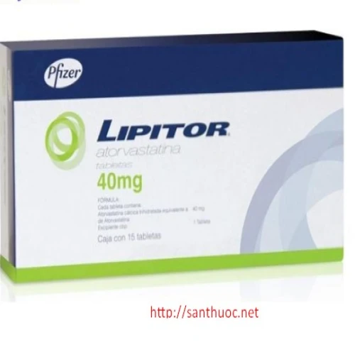 lipitor 40mg - Thuốc hạ mỡ máu hiệu quả