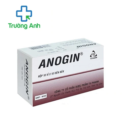 Anogin 500mg TV.Pharm (Paracetemol) - Thuốc giảm đau, hạ sốt