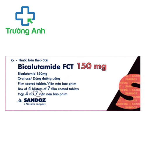 Bicalutamide FCT 150mg Sandoz - Thuốc trị ung thư tuyến tiền liệt