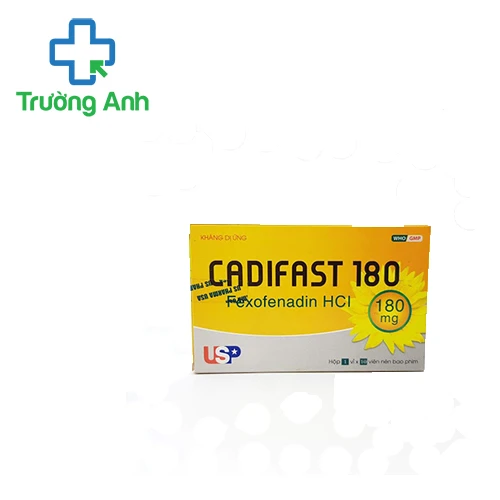 Cadifast 180 USP - Thuốc điều trị viêm mũi dị ứng của Pharma USA
