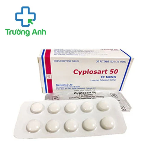 Cyplosart 50 FC Tablets Remedica - Thuốc điều trị tăng huyết áp
