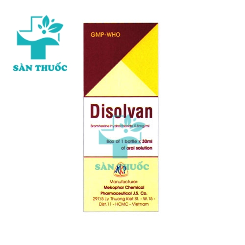 Disolvan 8mg - Thuốc giúp điều trị các bệnh lý đường hô hấp hiệu quả