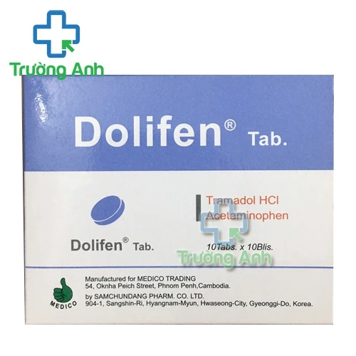 Dolifen Tab. - Thuốc giảm đau vừa đến nặng của Samchungdang Pharm