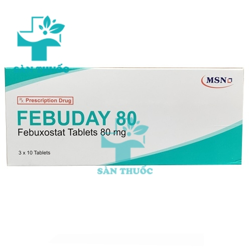 Febuday 80 - Thuốc điều trị bệnh gout hiệu quả của Ấn Độ