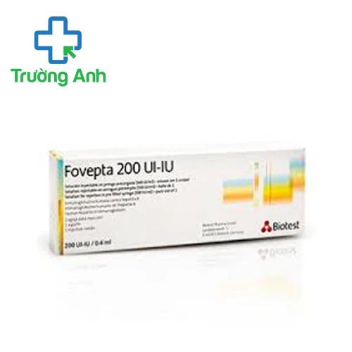 Fovepta 200IU - Huyết thanh ngăn ngừa nhiễm Viêm gan B hiệu quả