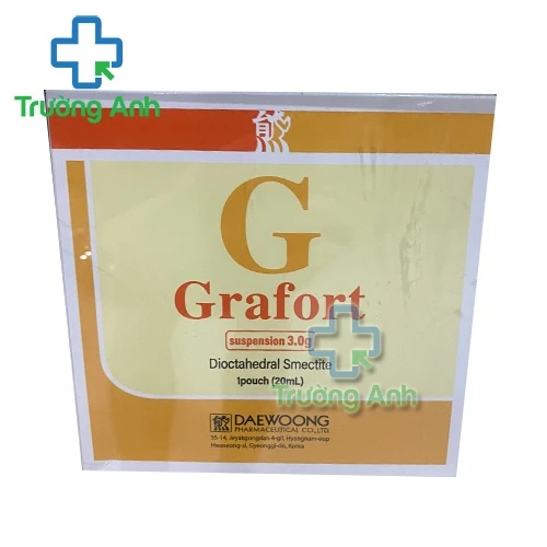 Grafort Sac.3g/20ml - Thuốc giúp điều trị tiêu chảy, đau dạ dày hiệu quả
