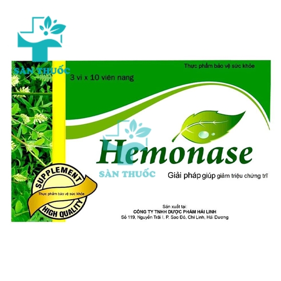 Hemonase - Thuốc bổ tăng cường sức khỏe hiệu quả