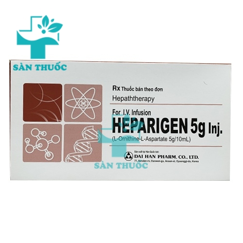 Heparigen Inj.5g/10ml - Thuốc giúp điều trị rối loạn chức năng gan hiệu quả
