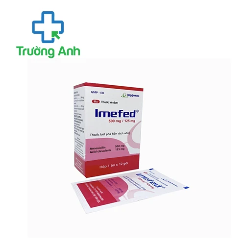 Imefed 500mg/125mg Imexpharm - Thuốc điều trị nhiễm khuẩn