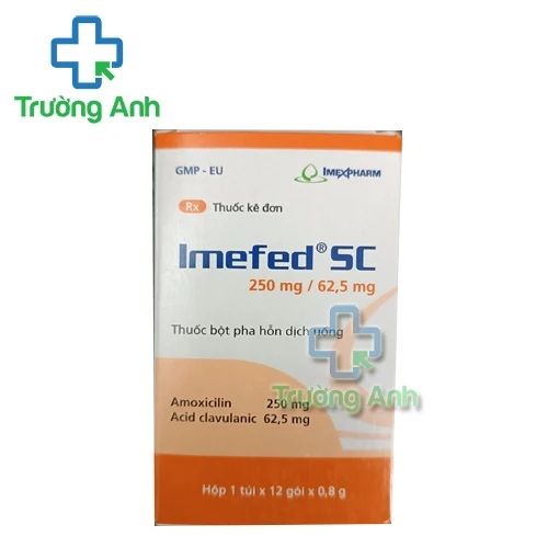 Imefed SC 250mg/62,5mg Imexpharm - Thuốc điều trị nhiễm khuẩn
