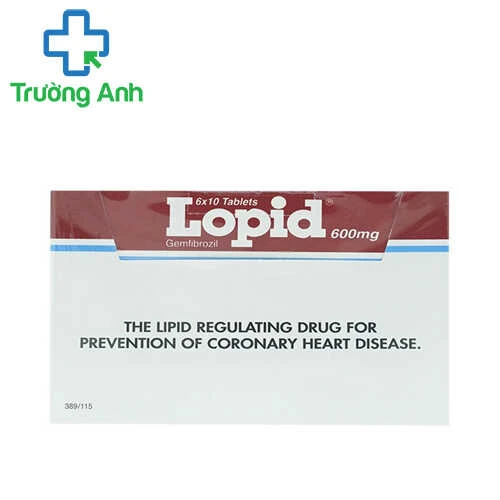 Lopid 600mg Pfizer - Thuốc điều trị rối loạn lipid máu hiệu quả