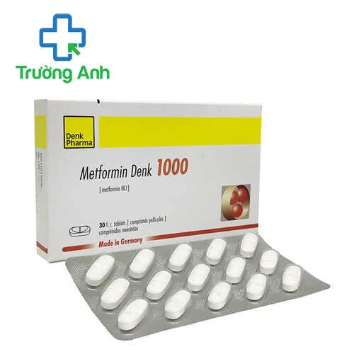 Metformin Denk 1000mg - Thuốc trị đái tháo đường tuýp 2 của Đức