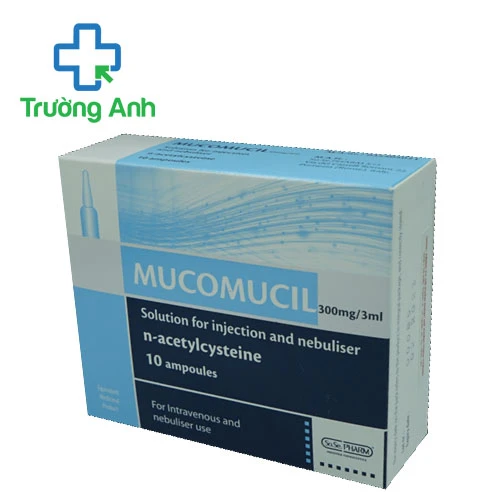 Mucomucil 300mg/3ml - Thuốc làm tiêu chất nhầy hiệu quả