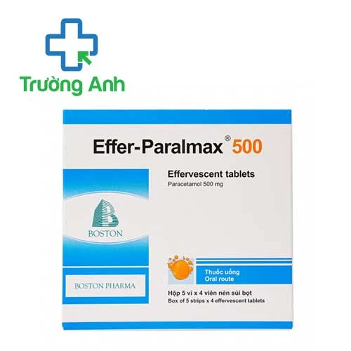 Paralmax 500mg Boston - Thuốc điều trị cảm cúm, giảm đau