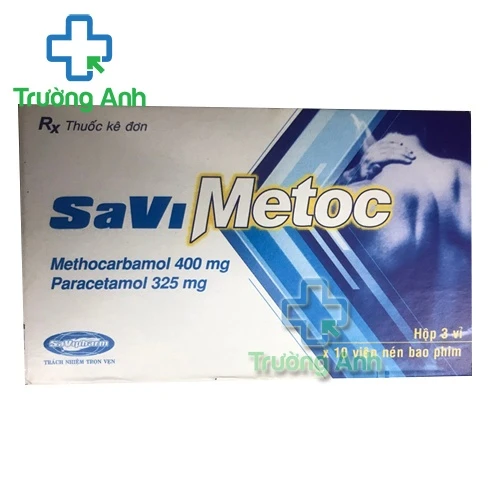 SaViMetoc Savipharm - Thuốc giảm đau, hạ sốt nhanh chóng