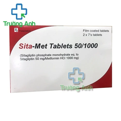 Sita-Met Tablets 50/1000 Amvipharm - Thuốc trị đái tháo đường