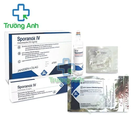 Sporanox IV 250mg/25ml GSK - Thuốc điều trị nhiễm nấm hiệu quả