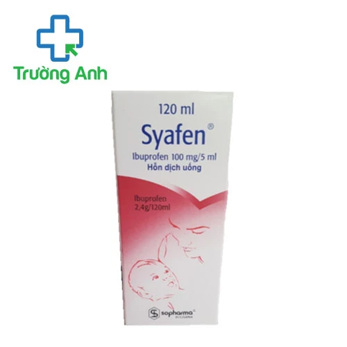 Syafen 100mg/5ml - Thuốc giảm đau, hạ sốt cho trẻ em