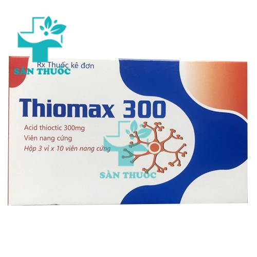 Thiomax 300mg - Thuốc trị bệnh viêm đa dây thần kinh hiệu quả