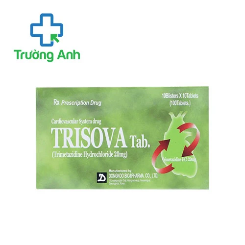 Trisova Tab - Thuốc làm giảm các cơn đau thắt ngực hiệu quả