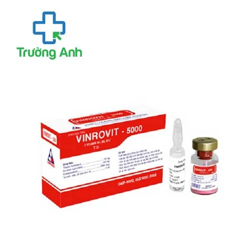 Vinrovit 5000 Vinphaco (bột tiêm) - Thuốc trị viêm dây thần kinh