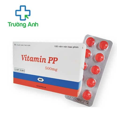Vitamin PP 500mg Mebiphar - Thuốc điều trị bệnh Pellagra