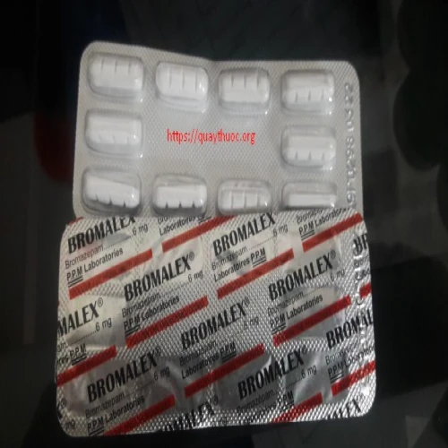 Bromalex (Bromazepam) 6mg an thần gây ngủ hiệu quả