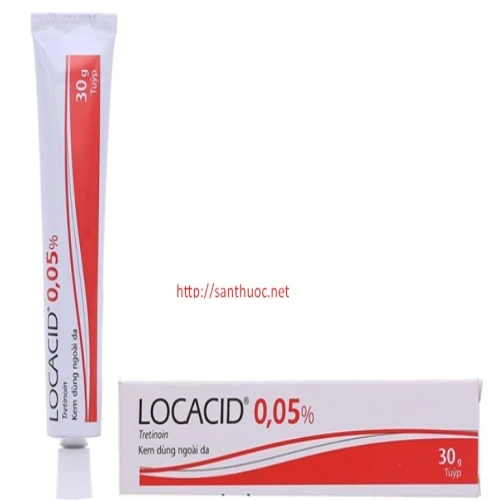 Locacid Cream 0.05% 30g - Thuốc điều trị mụn trứng cá hiệu quả của Pháp