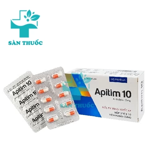 Apitim 10 DHG - Thuốc điều trị tăng huyết áp và tim mạch