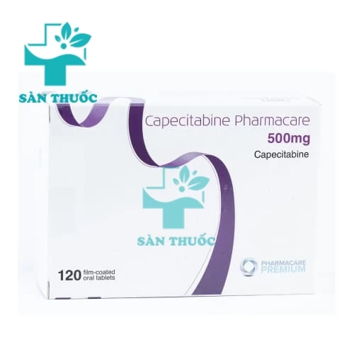 Capecitabine Pharmacare 500mg Film-coated Tab - Thuốc trị ung thư