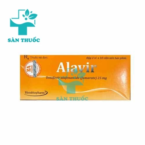 Alavir 25mg Hera - Thuốc điều trị viêm gan B