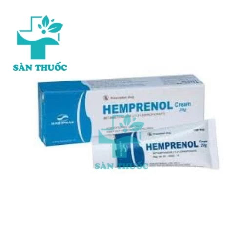 Hemprenol Cream 20g Hadiphar - Điều trị bệnh về da như viêm da dị ứng