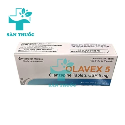 Olavex 5mg - Thuốc điều trị tâm thần phân liệt hiệu quả