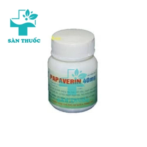 Papaverin 40mg Armephaco -Thuốc điều trị co thắt cơ trơn hiệu quả
