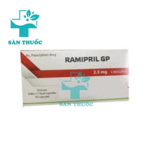 Ramipril Cap DWP 2,5mg Wealphar - Thuốc trị bệnh tim mạch, huyết áp
