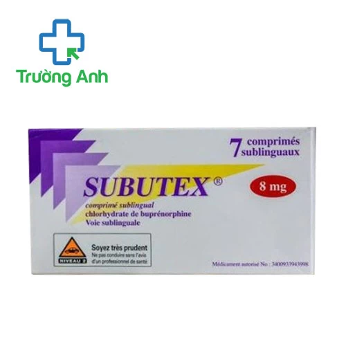 Subutex 8mg Schering Plough - Thuốc giảm đau từ vừa đến nặng