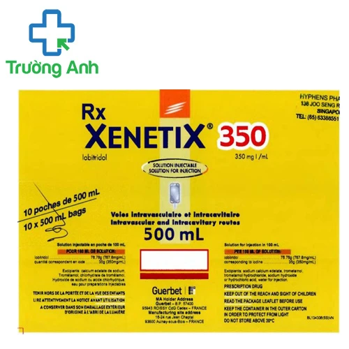 Xenetix 350 (500ml) - Thuốc cản quang dùng trong chụp chiếu