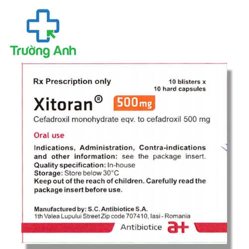 Xitoran 500mg Antibiotice - Thuốc điều trị nhiễm khuẩn hiệu quả